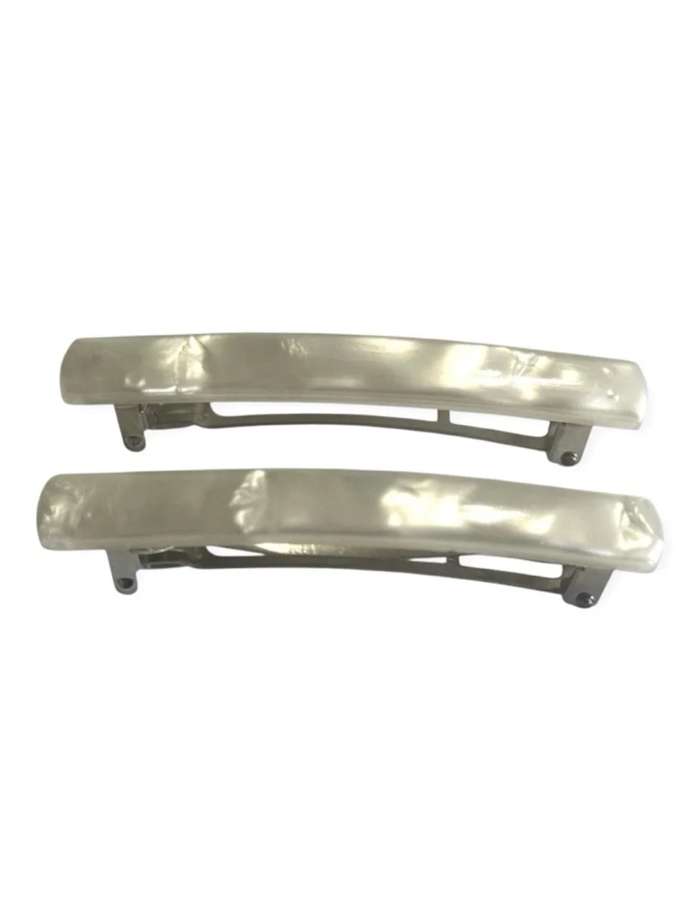 Vintage | Accessories | 97s Mother Of Pearl French Hair Clips Vintage ...